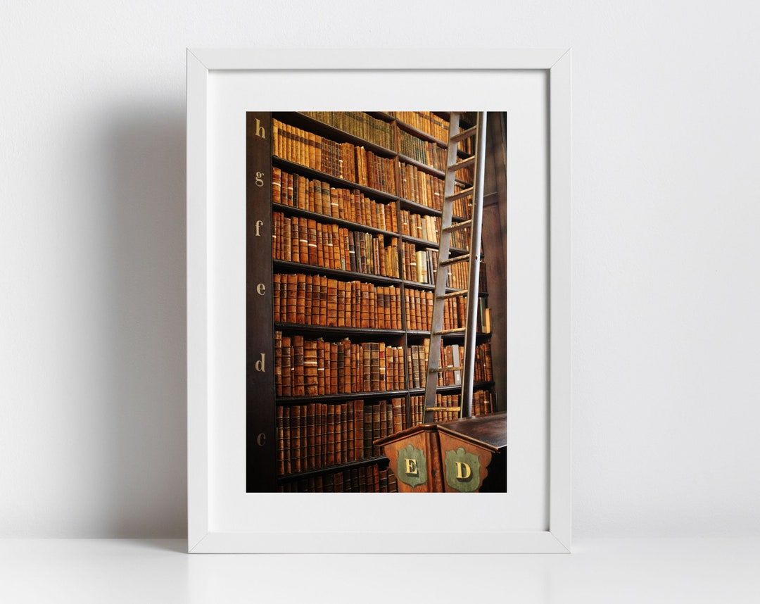 Library Wall Art the Long Room Trinity College Dublin Ireland Print ...