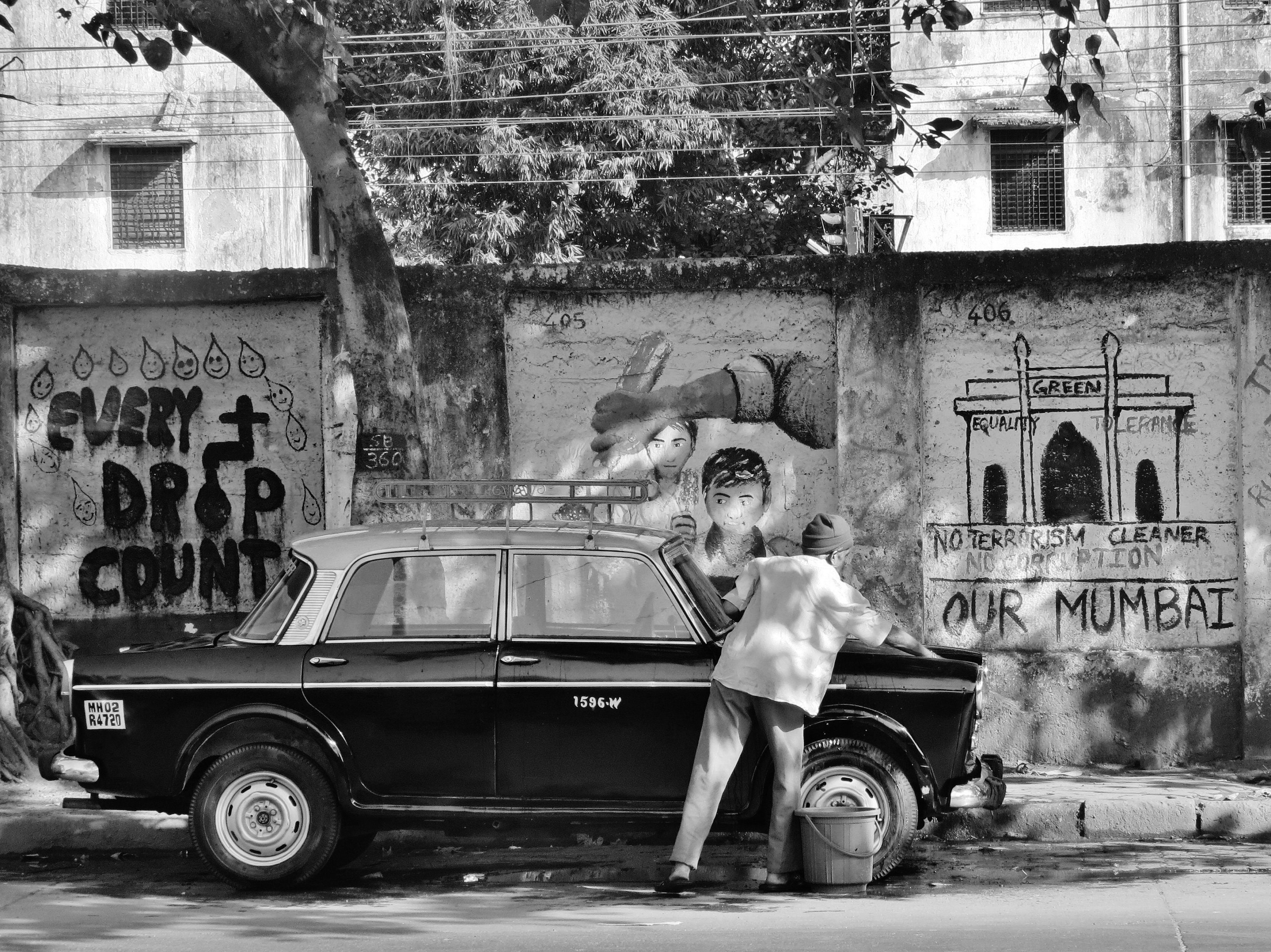Mumbai Wall Art India Black and White Photography Print - Etsy UK