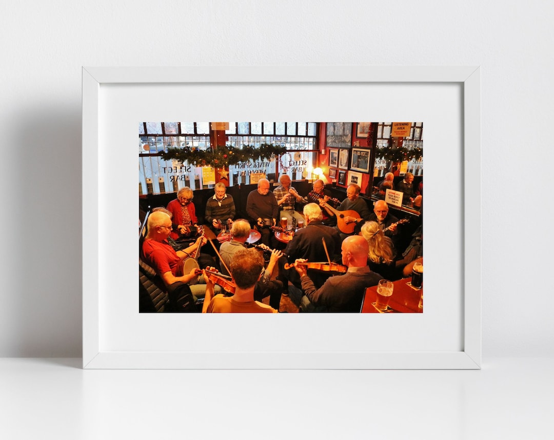 Irish Traditional Music Poster the Cobblestone Dublin Photography - Etsy