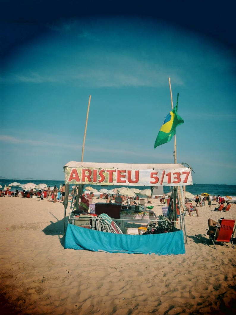 Copacabana Beach Rio De Janeiro Brazil Photography Print - Etsy