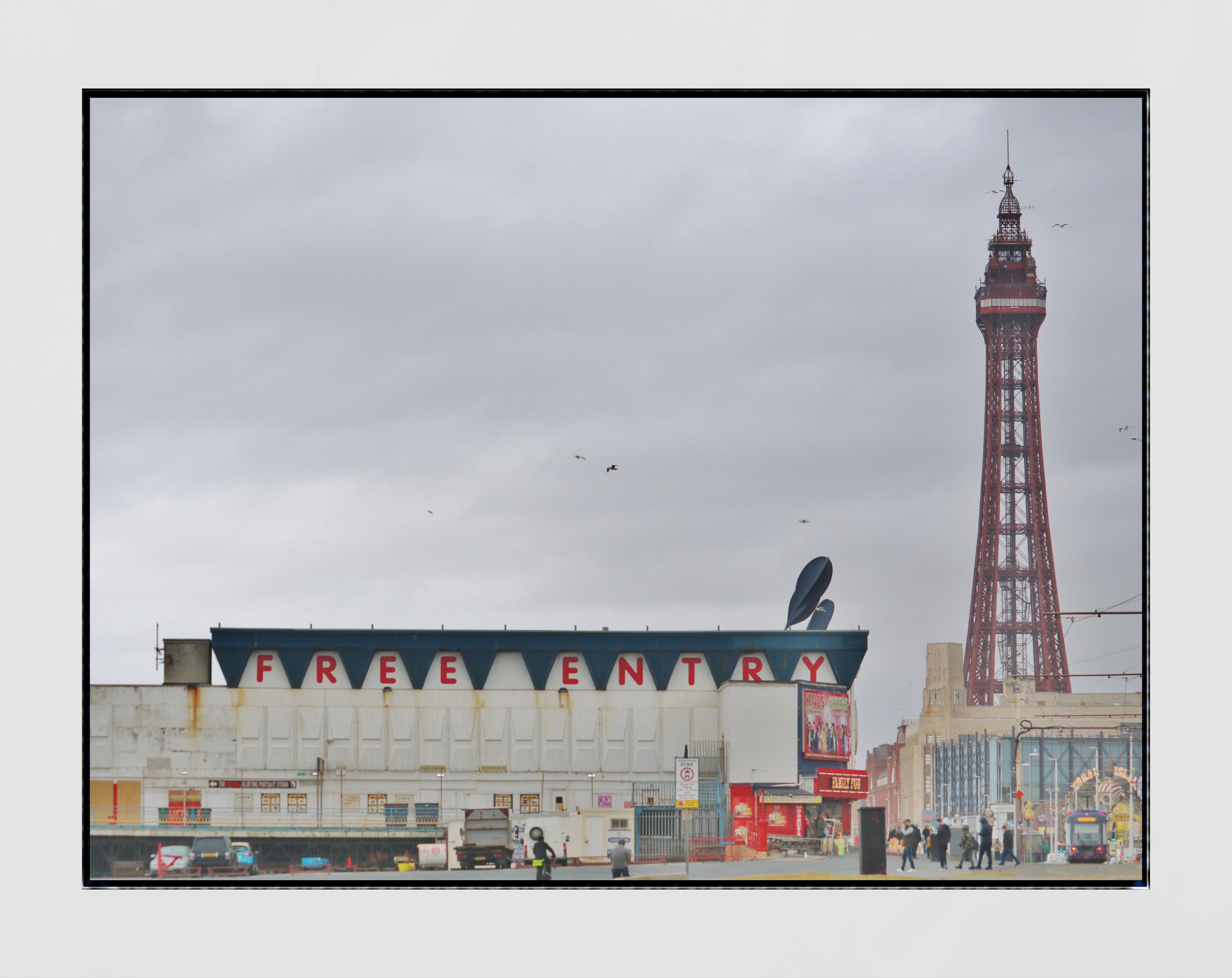 Blackpool Photography Print Blackpool Tower Central Pier Poster Gift - Etsy