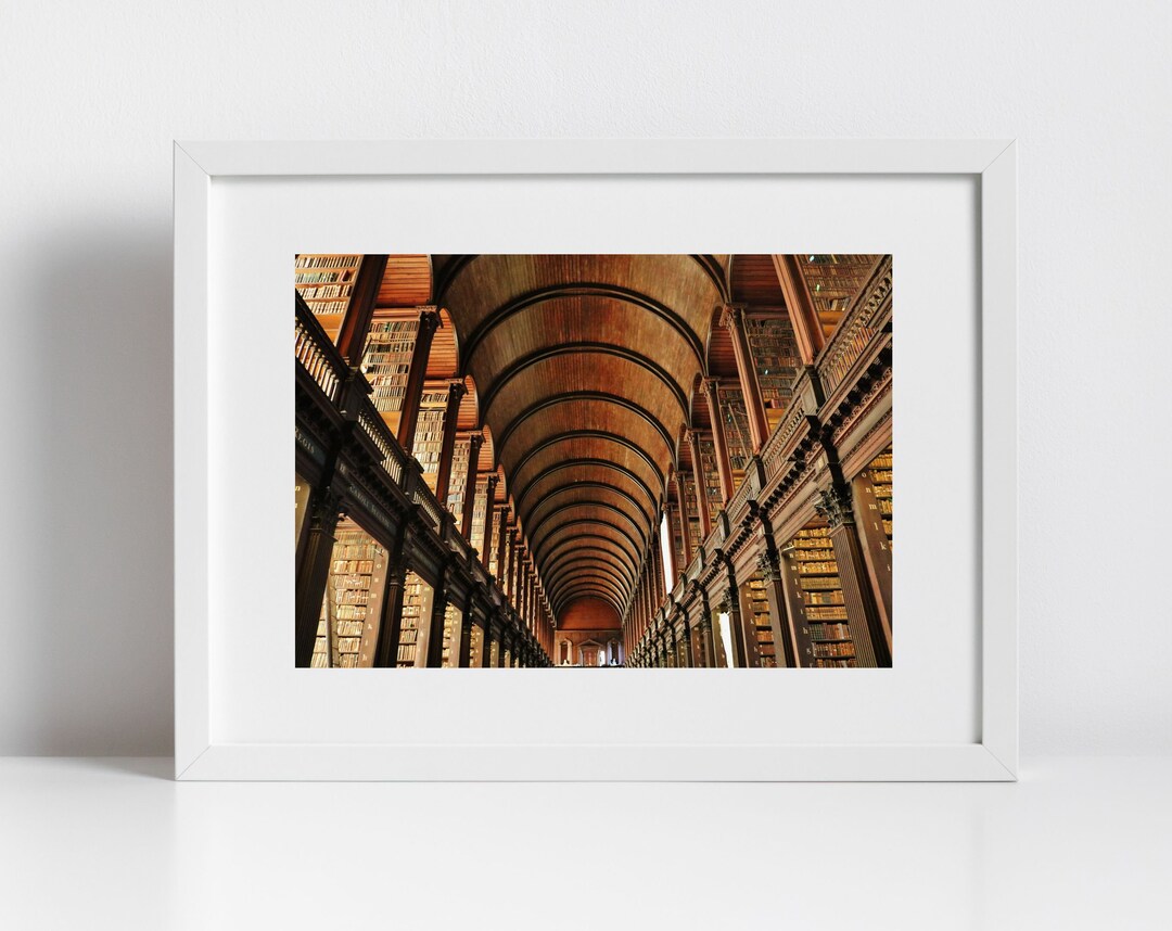 The Long Room Trinity College Dublin Print - Etsy