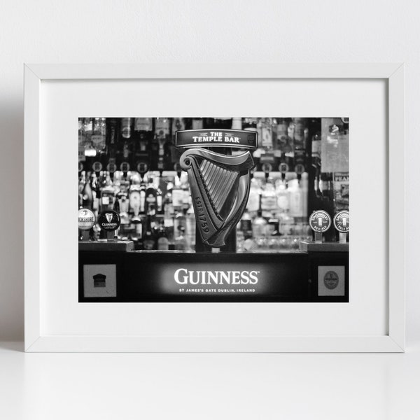 Black and White Guinness Print - Etsy