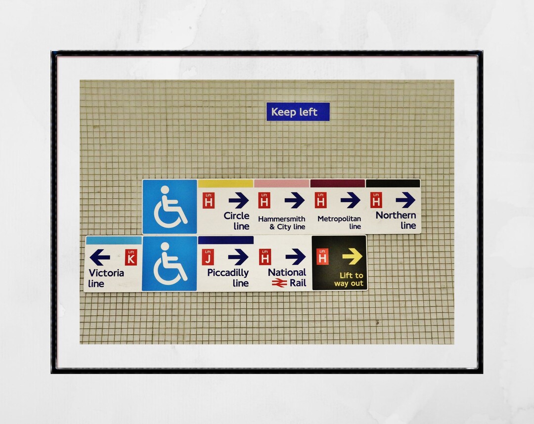 London Underground Poster - Etsy