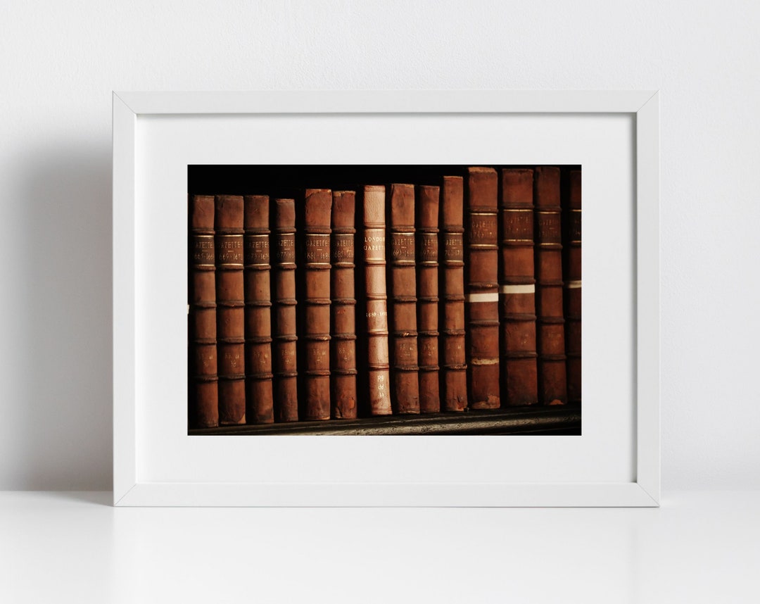 Bookshelf Print Library Wall Art Trinity College Dublin Photography - Etsy