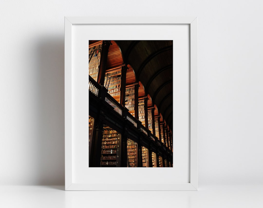 The Long Room Trinity College Dublin Photography Print Library Wall Art ...