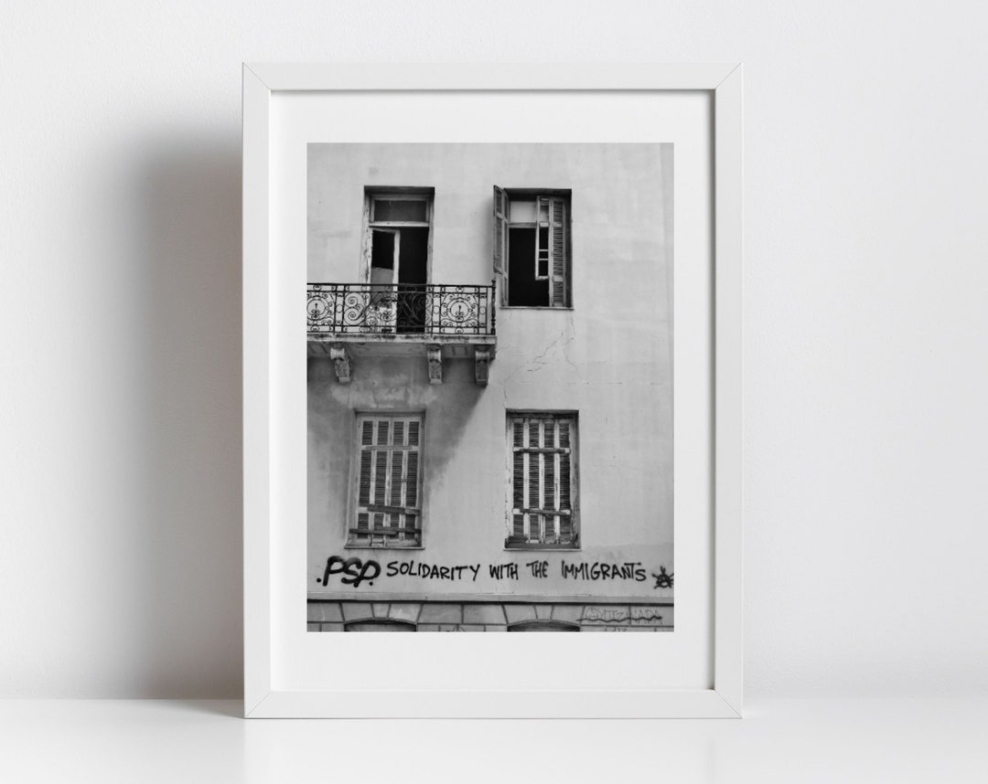 Anarchist Poster Socialist Wall Art Refugees Welcome Art - Etsy