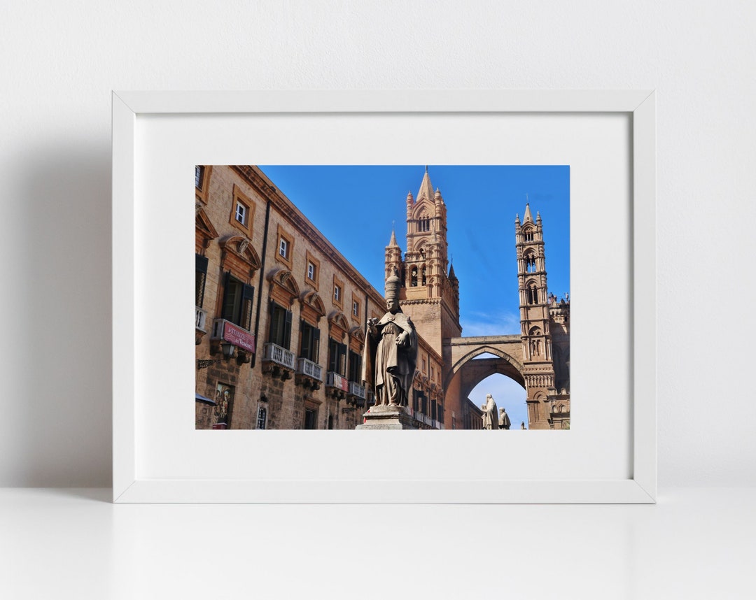 Palermo Cathedral Sicily Print Italy Wall Art - Etsy