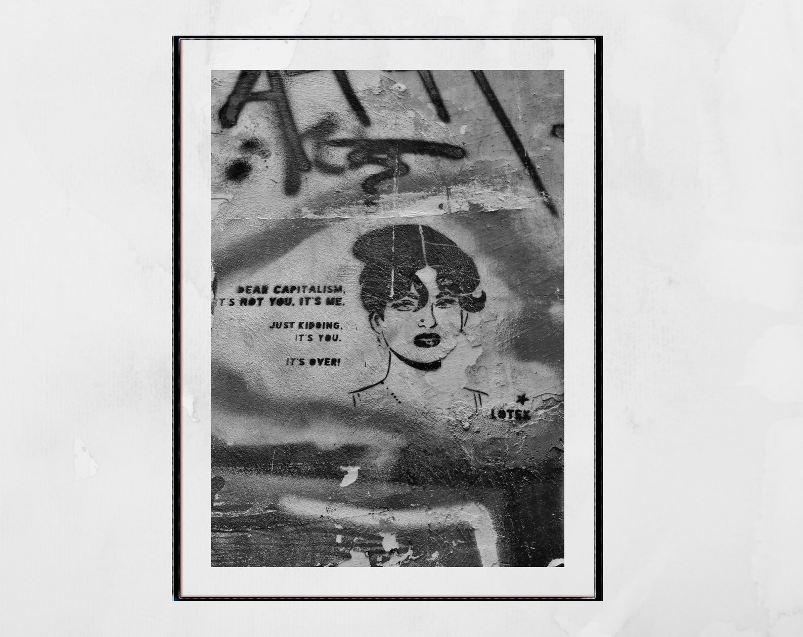 Anti Capitalism Anarchist Socialism Poster People Over Profit Print ...