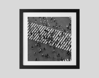 Pedestrian Crossing, Izebra Crossing, Crossing Print, Black and White ...