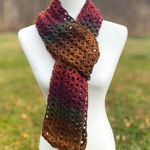 Elegant Lacy Crochet Scarf - for All Seasons - Etsy