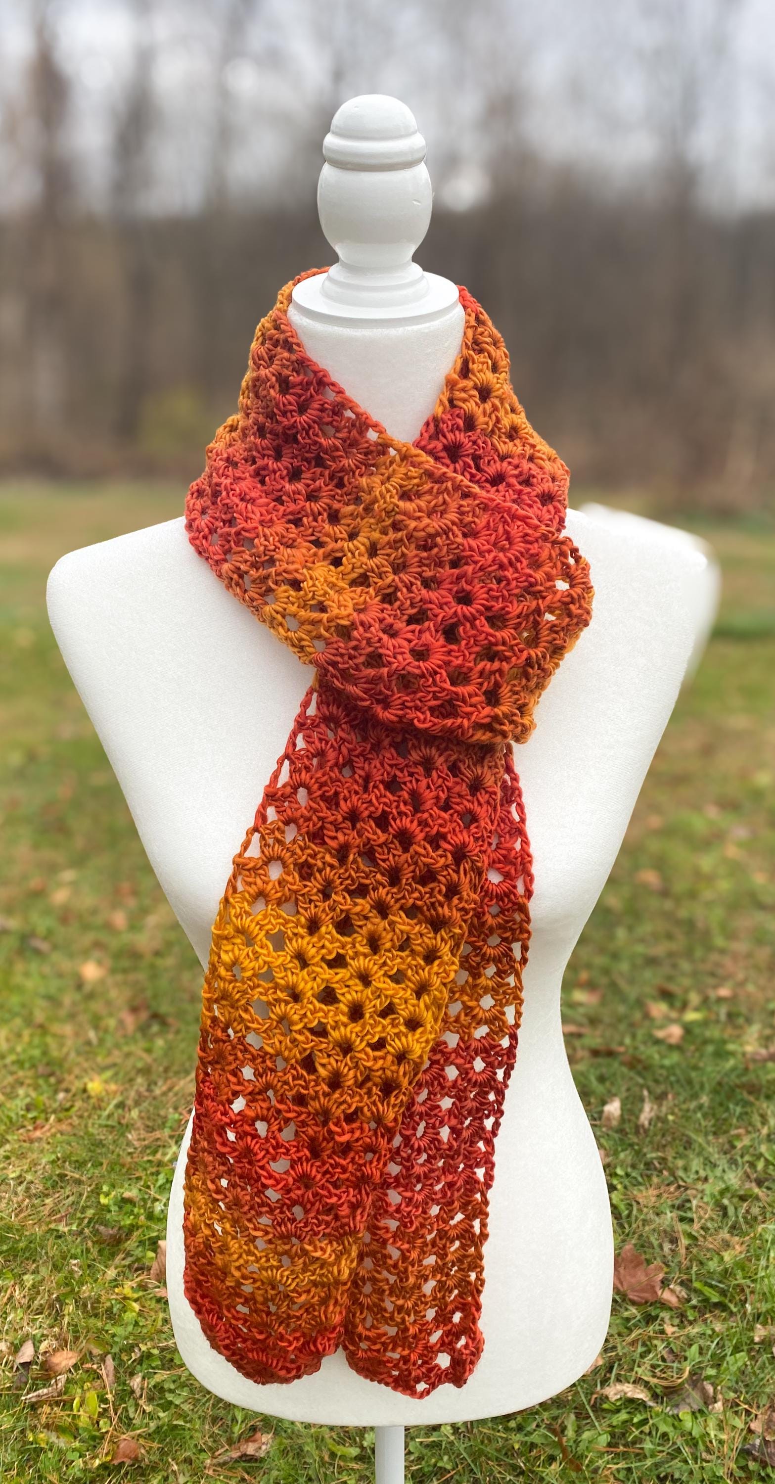 Elegant Lacy Crochet Scarf - for All Seasons - Etsy