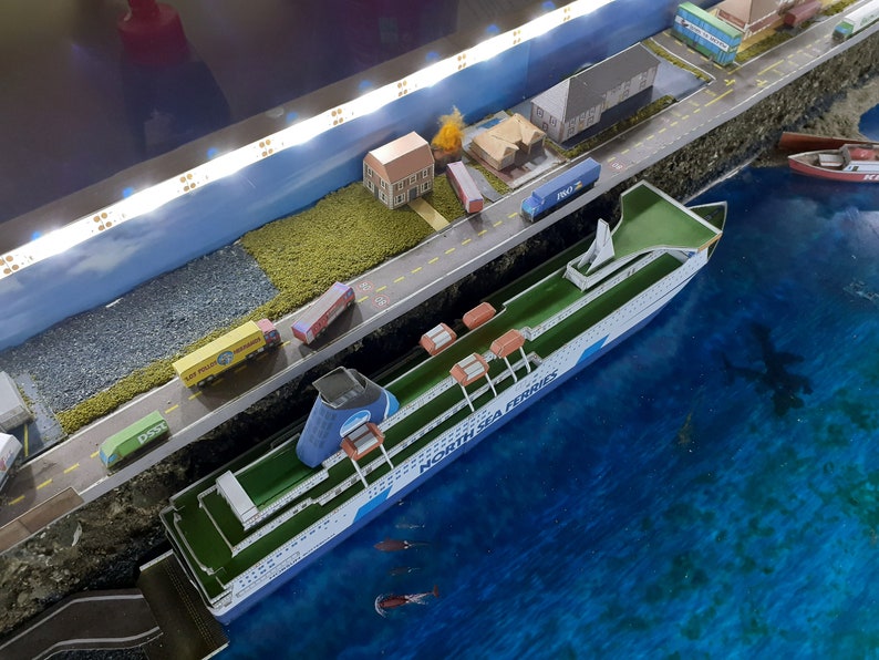 Norsun - P&O (earlier Livery) Model Ferry Kit - Etsy Canada