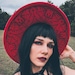 Halloween Hand Burned Fedora Hat, Fall Fashion: Spooky Floral Ghosts - Etsy