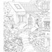 Nice Little Town: 14 (DIGITAL Coloring Book, Coloring Pages PDF ...