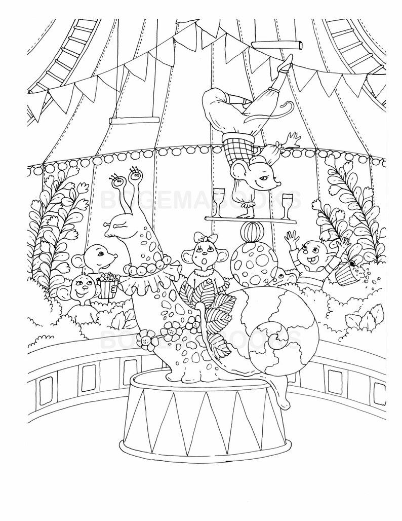 Nice Little Town: 12 DIGITAL Coloring Book Coloring Pages - Etsy