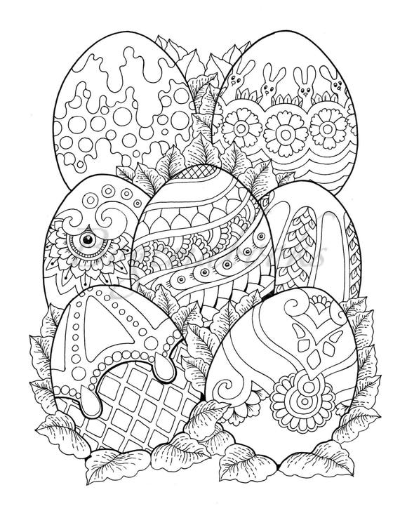 Easter Coloring Pages For Adults