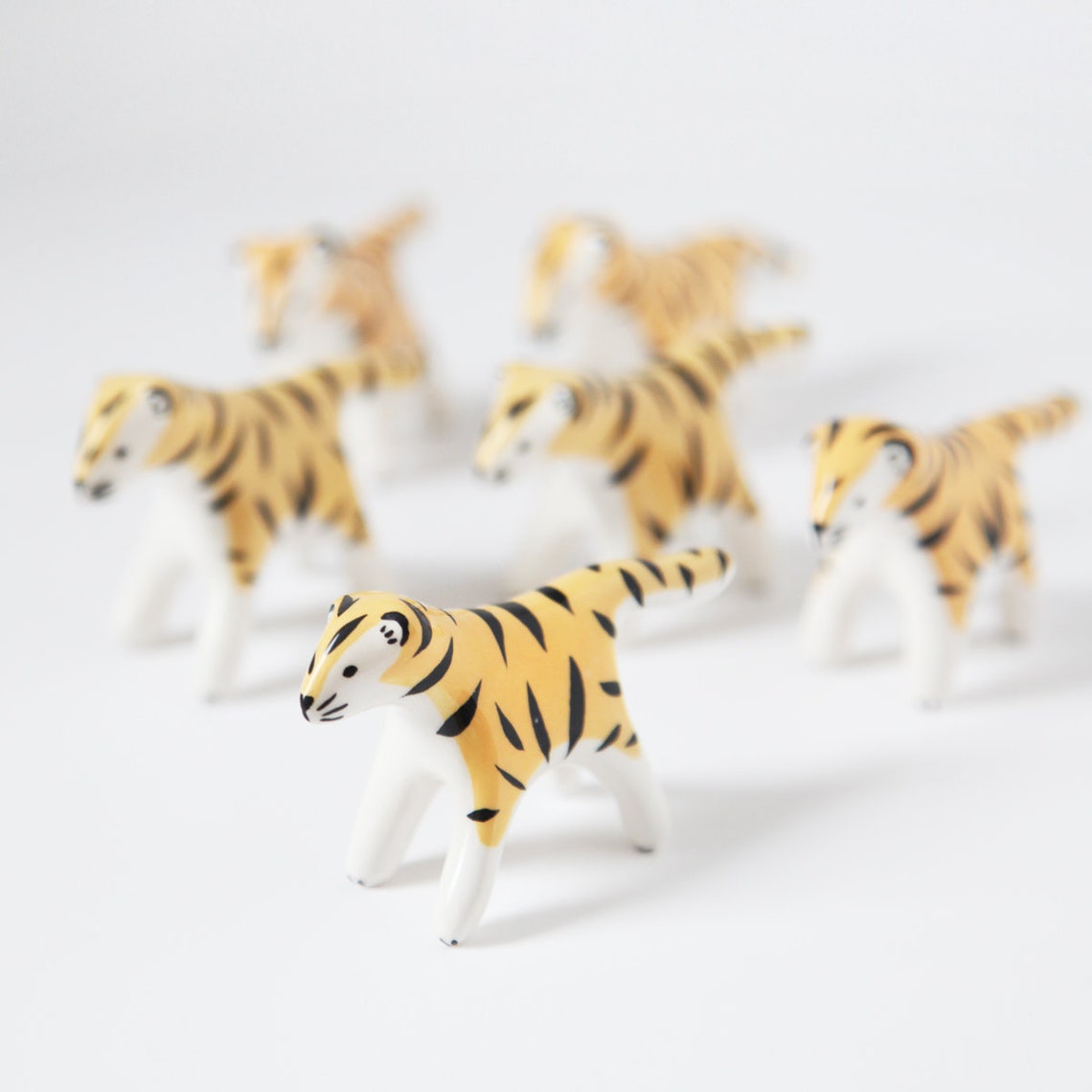 Mini Tiger / Ceramic Sculpture - Etsy
