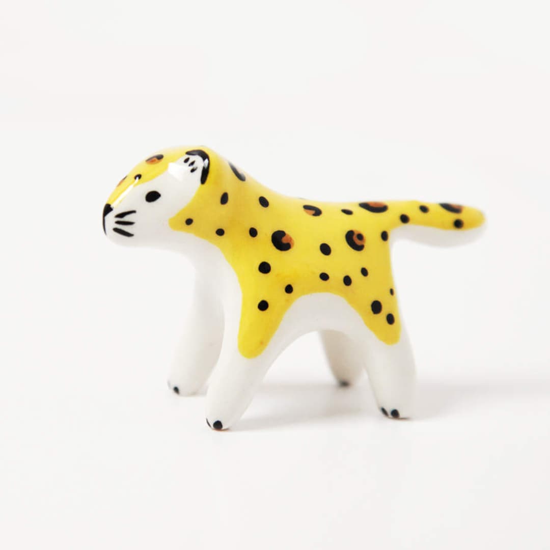 Mini Leopard / Ceramic Sculpture - Etsy