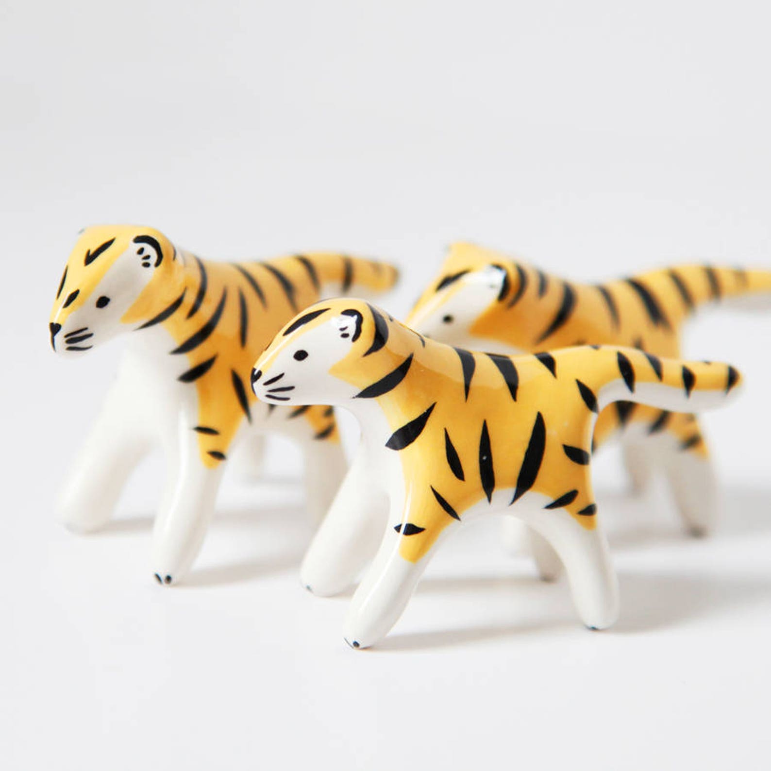 Mini Tiger / Ceramic Sculpture - Etsy