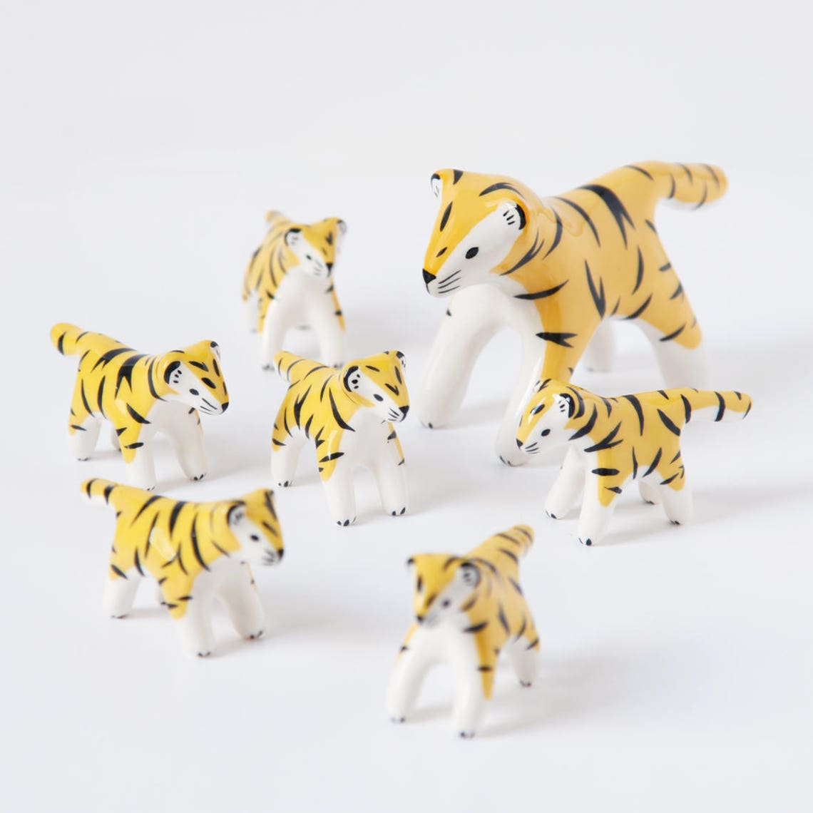 Mini Tiger / Ceramic Sculpture - Etsy