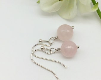 Rose Pink Earrings | Etsy