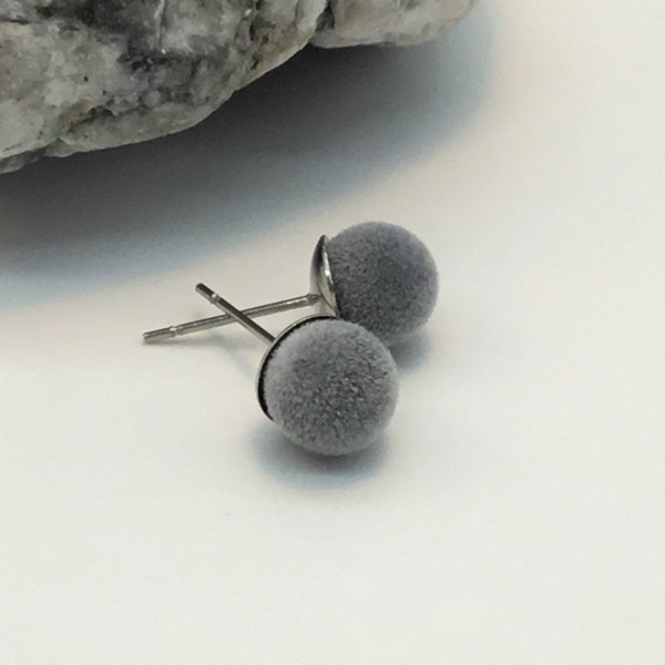 Grey Earrings - Etsy