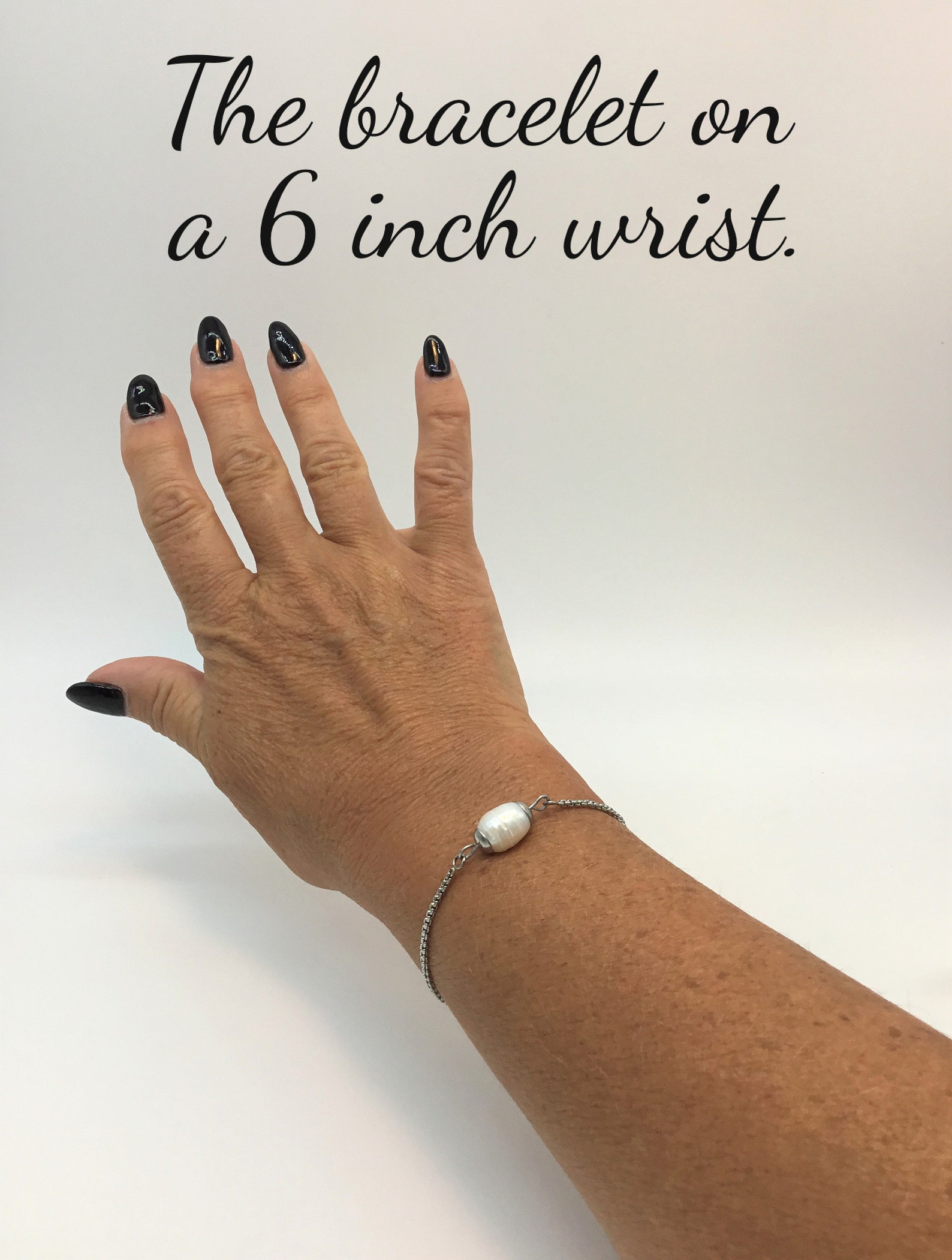 Quirky Bracelet With a Large Baroque Pearl,bolo Bracelet,real Pearl ...