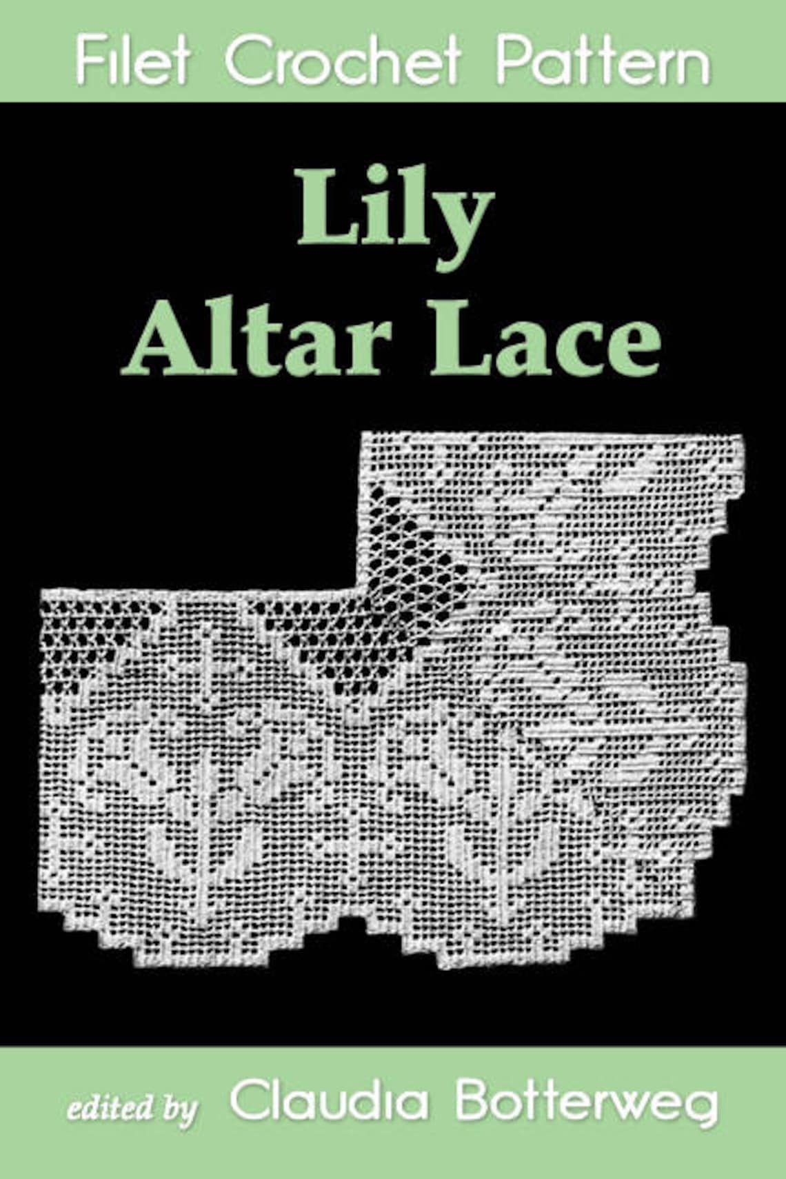 Lily Altar Lace Filet Crochet Pattern - Etsy