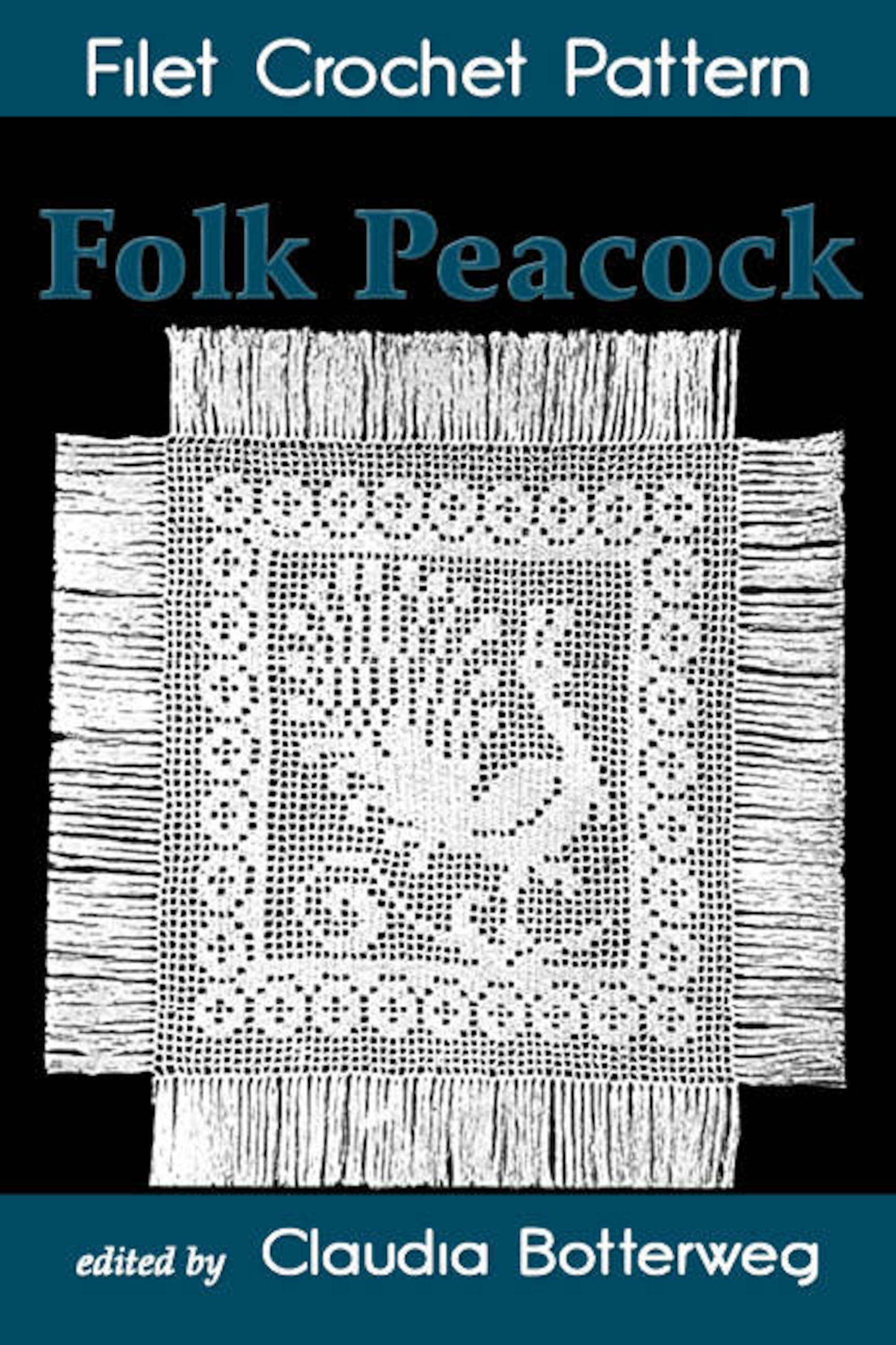 Folk Peacock Filet Crochet Pattern - Etsy
