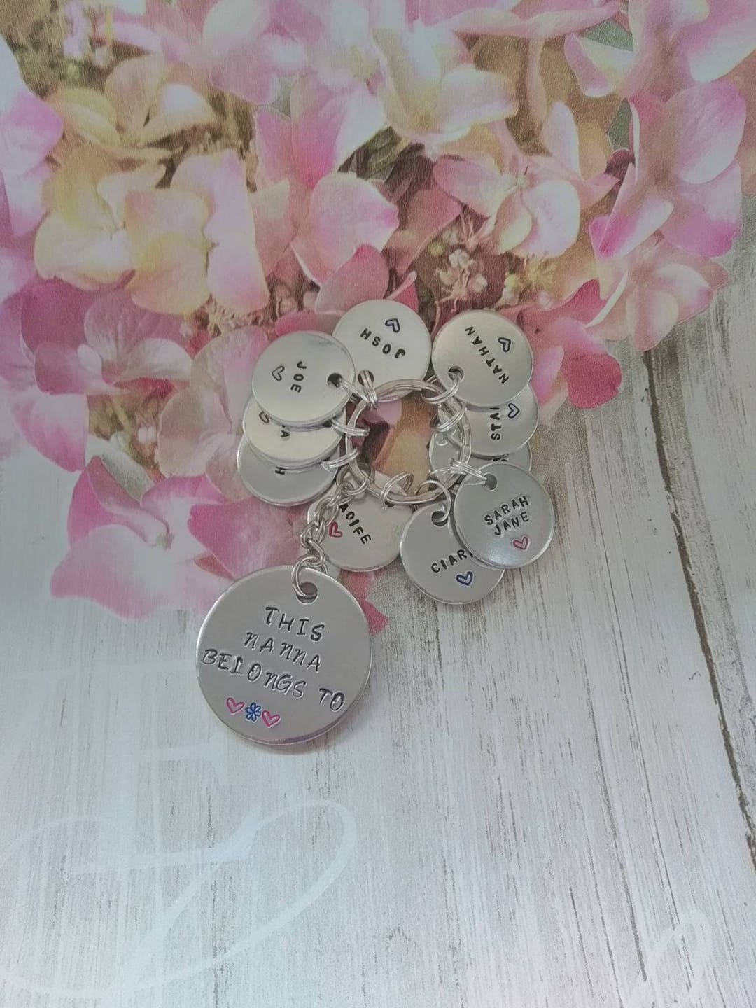 This Mummy Belongs to Personalised Keyring for Mum. Wording - Etsy