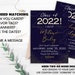 Class of 2022 Invite Graduation Party ENGLISH Navy Bue and Gold ...