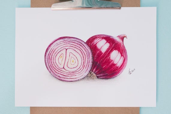 Onion Layers Drawing