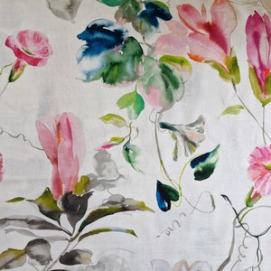 Designers Guild Japanese Magnolia Cotton Furnishing Fabric - Etsy