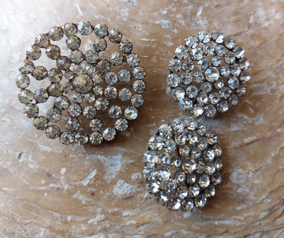 Antique Paste Buttons-1900s to 1920s Paste Buttons-edwardian to 1920s ...