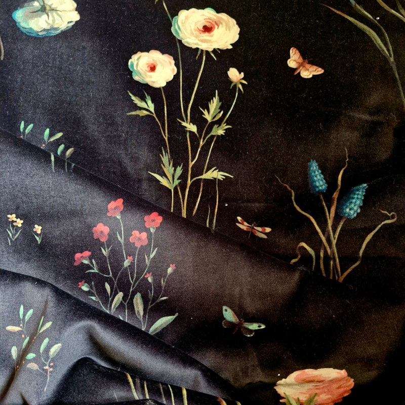 Botanical Fabric - Etsy