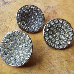 Antique Paste Buttons-1920s Paste Buttons-flapper Era Costume Buttons ...