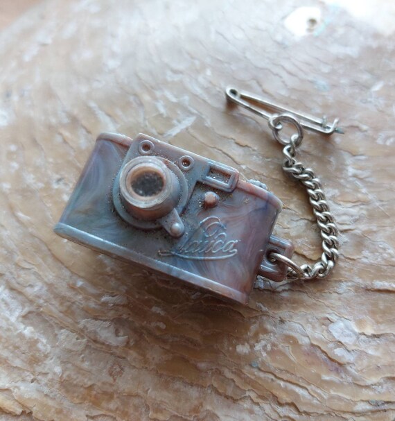 1940s Celluloid Stanhope Camera Brooch- 1930s to 40s … - Gem