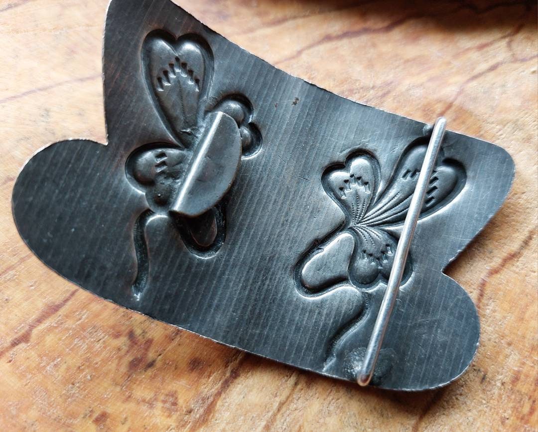 Antique Floral Buckle-arts and Crafts 1910s Metal - Etsy