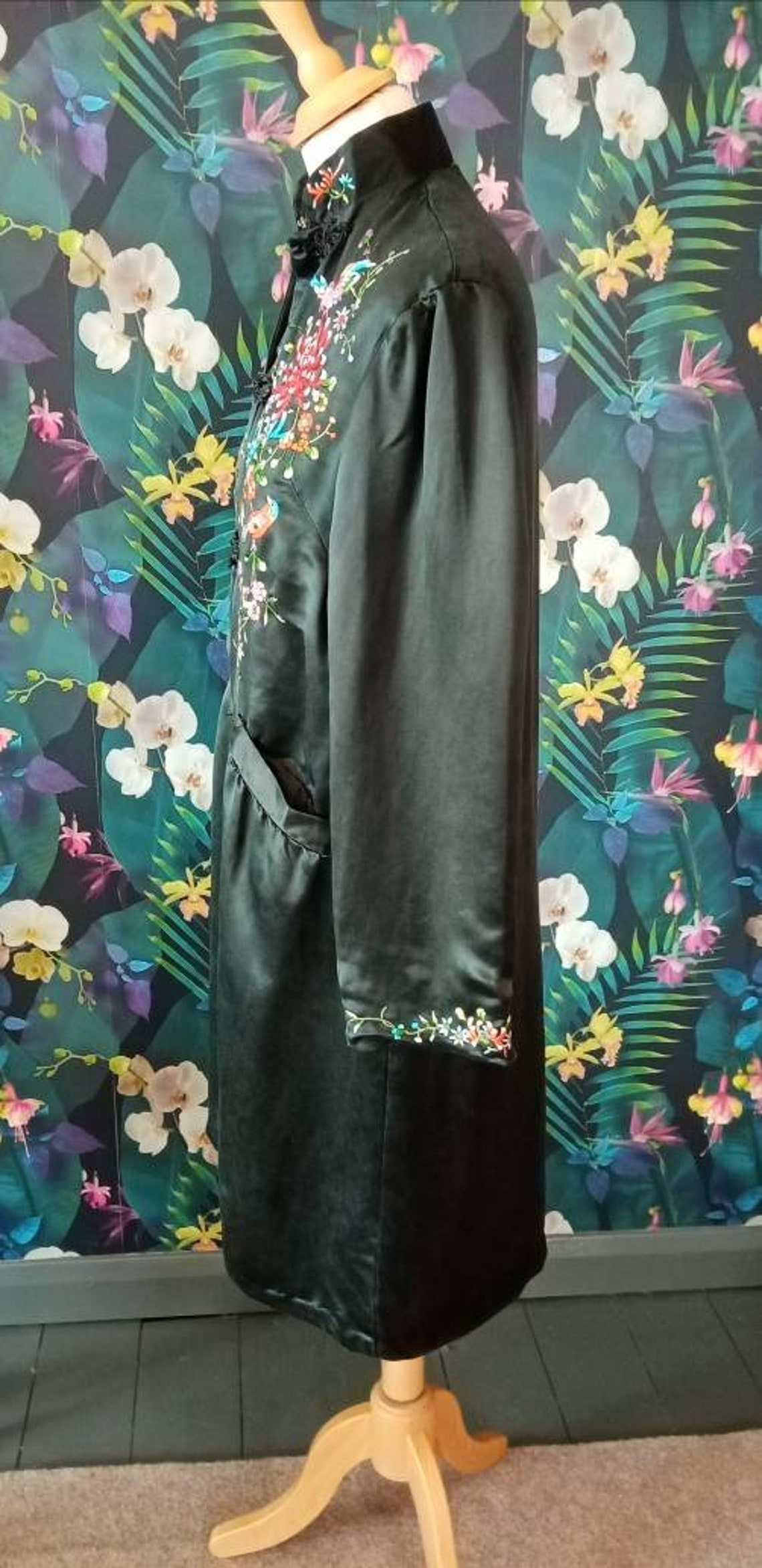 Vintage Embroidered Chinese Silk Jacket-1920s-30s Chinese | Etsy