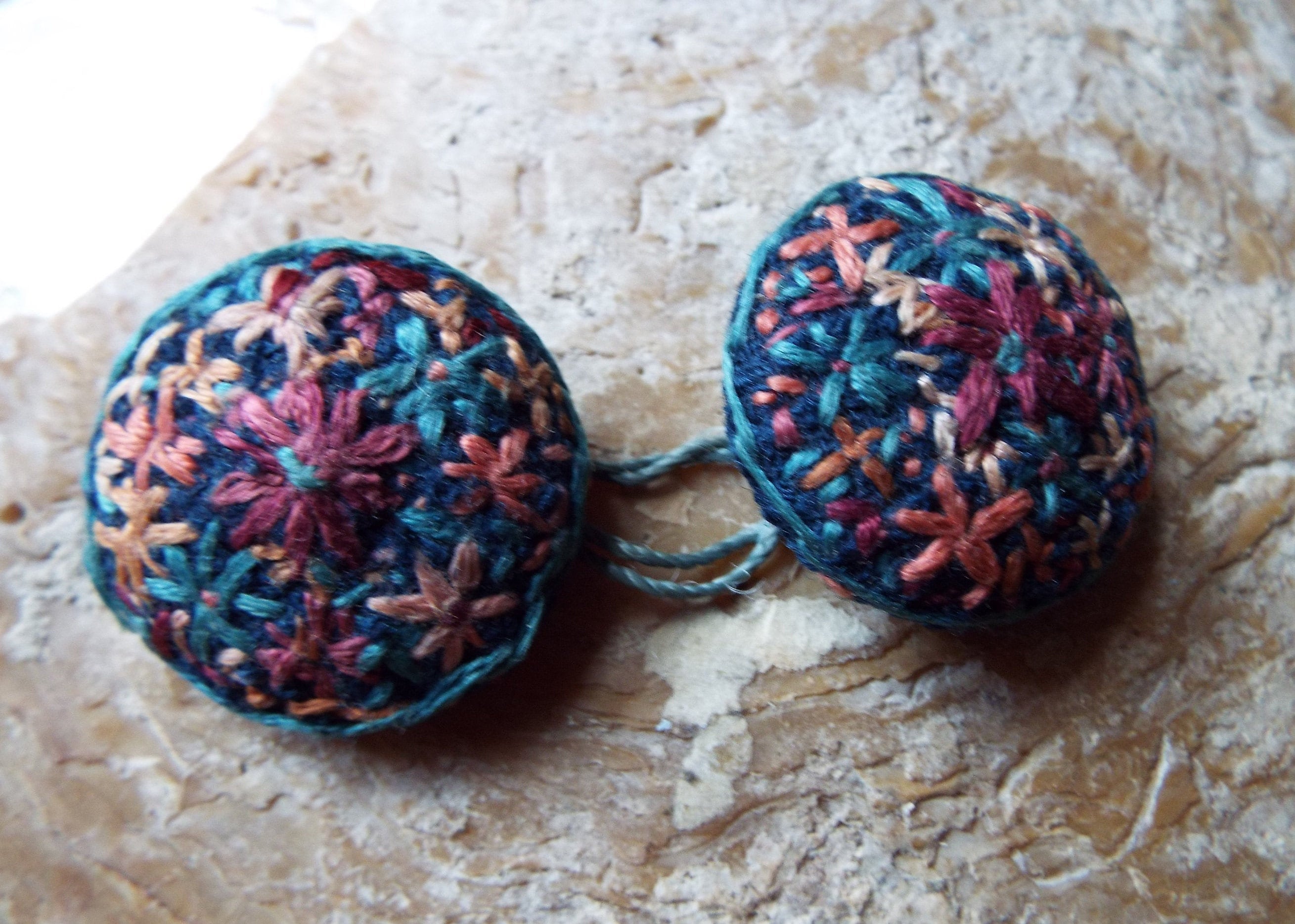 Vintage Hand Stitched Buttonsart Deco Handmade Buttons1930s - Etsy