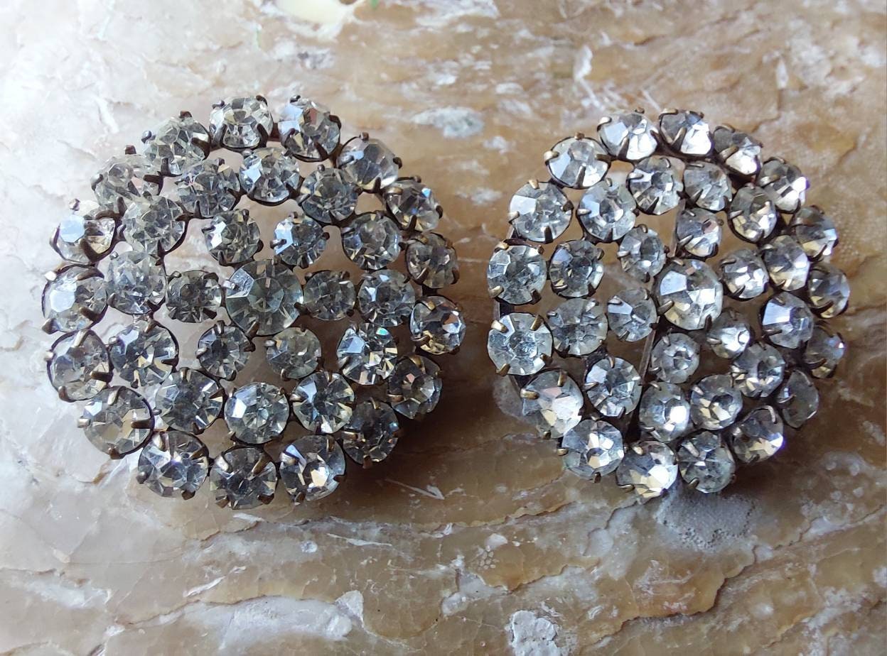 Antique Paste Buttons-1900s to 1920s Paste Buttons-edwardian - Etsy