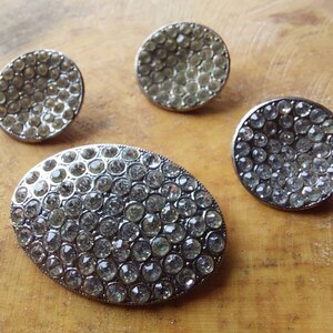 Antique Paste Buttons-1920s Paste Buttons-flapper Era Costume Buttons ...