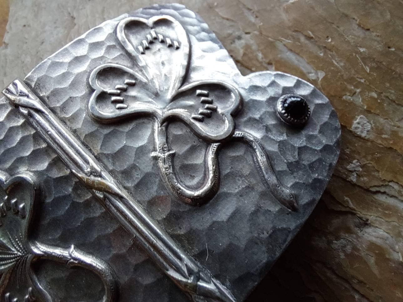 Antique Floral Buckle-arts and Crafts 1910s Metal - Etsy