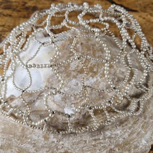 Antique Pearl Beaded Bridal Skull Cap-1920s Wired Pearl Bridal ...