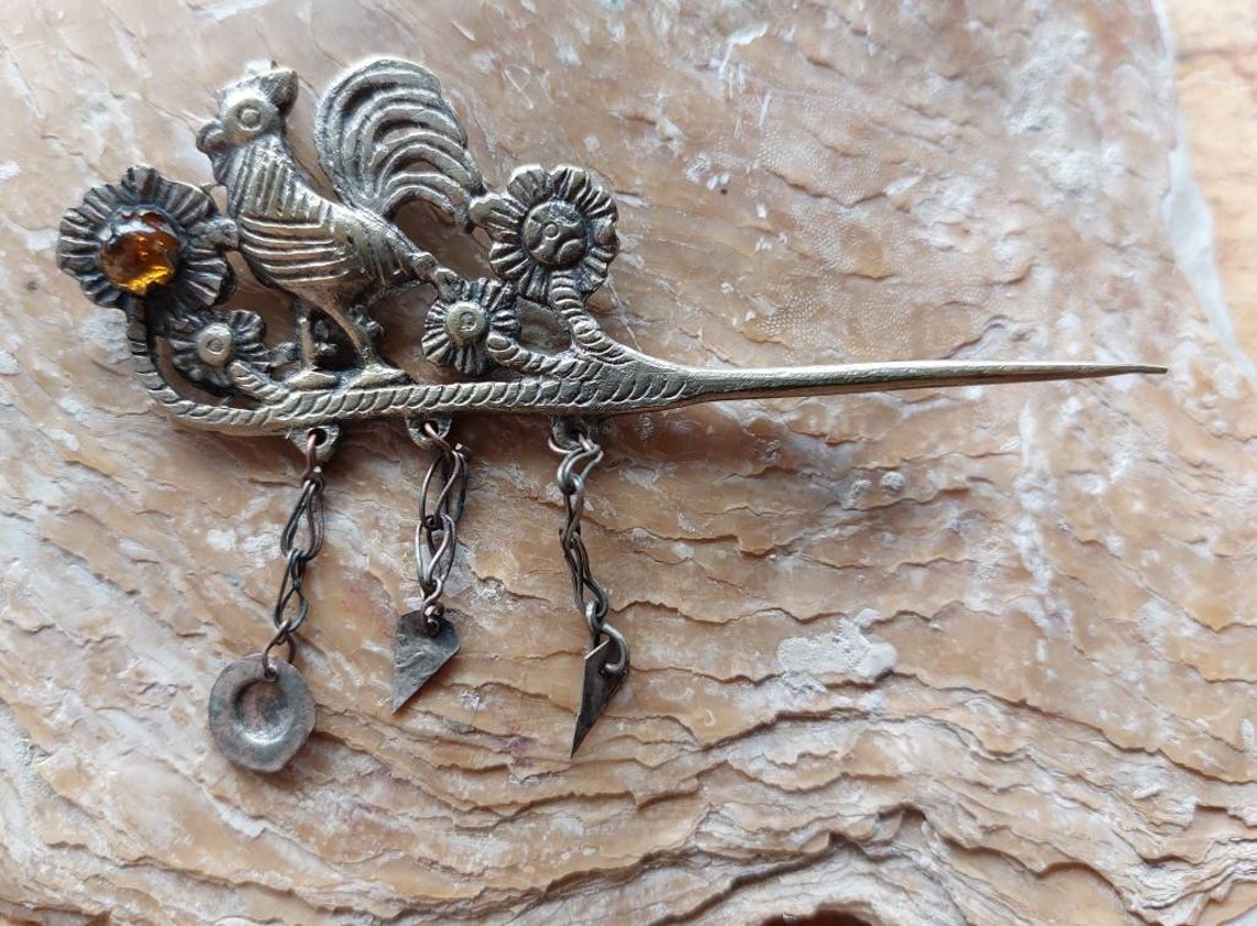 Antique Peruvian Tupu Pin-1800s Victorian Peruvian Shawl Pin - Etsy