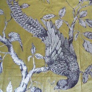 Zoffany "darnely Toile" Velvet Fabric~zoffany Printed Velvet~ Zoffany ...