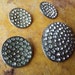 Antique Paste Buttons-1920s Paste Buttons-flapper Era Costume Buttons ...