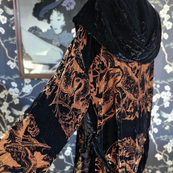 Velvet Robe - Etsy UK