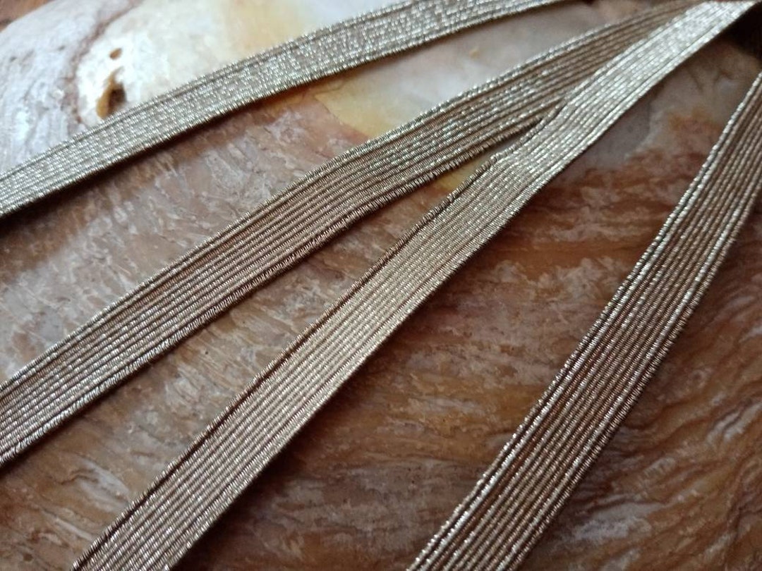Antique 1920s Gold Lame Braid~1920s Gold Metallic Trim~1920s Lame ...